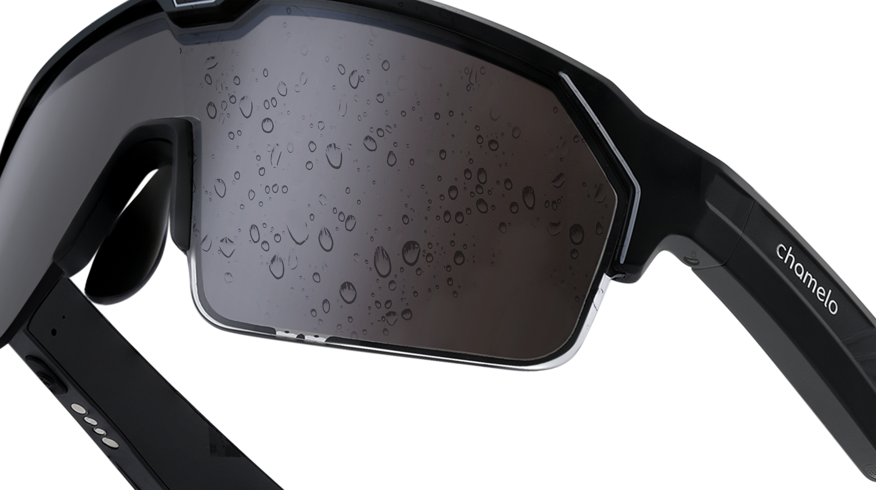 Music Shield Sports Smart Glasses Electrochromic Tint Adjustable Audio ...